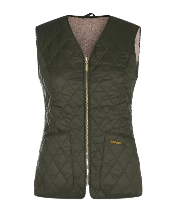 Barbour Diamond Quilted Fleece Lined Gilet