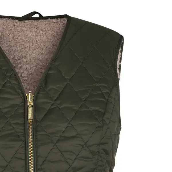 Barbour Diamond Quilted Fleece Lined Gilet