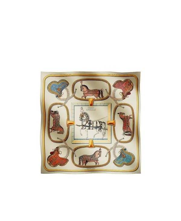 Hermès 90 Cm Square Towel - Multicolor