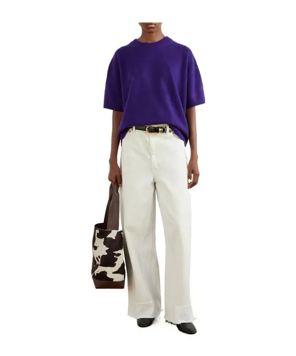 Staud Solid Color Cashmere Sweater