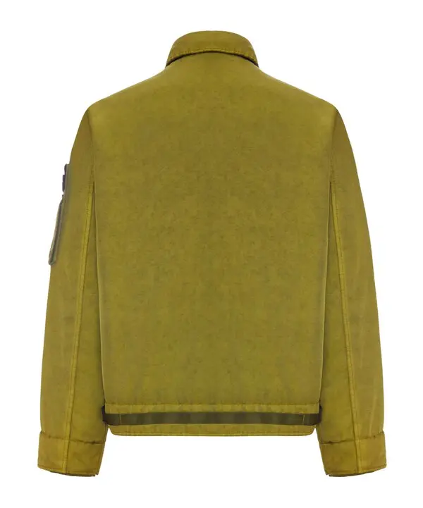Stone Island Long-sleeved Casual Jacket With Patch Pockets