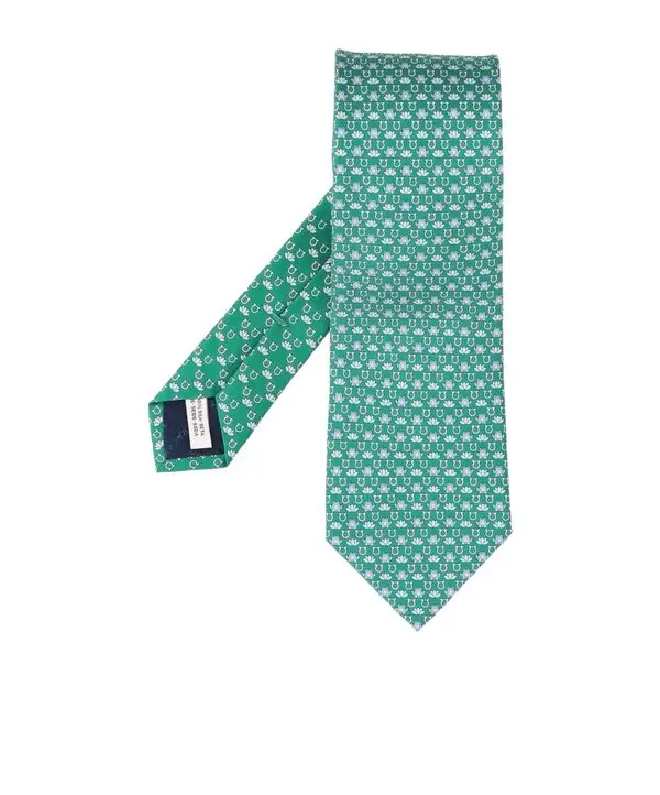 FERRAGAMO Clarissa' Tie - Green