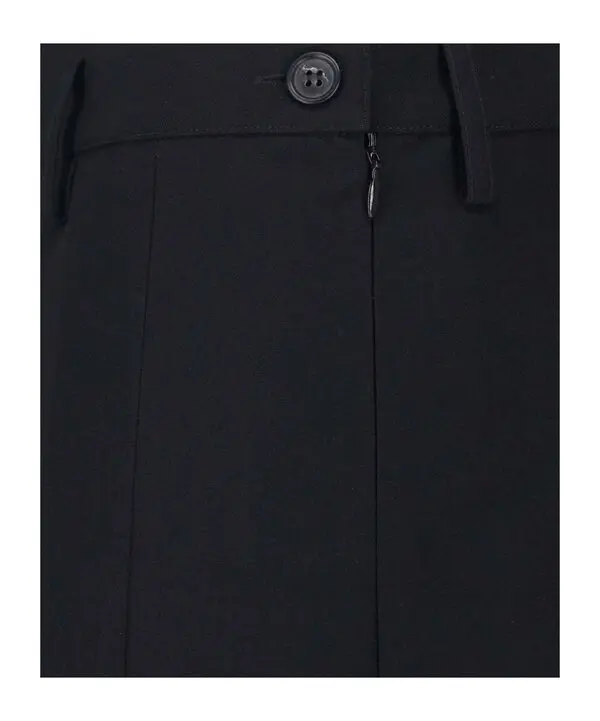 MAISON MARGIELA Asymmetric Pleated Midi Skirt