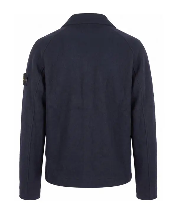 Stone Island Long-sleeved Button-down Jacket