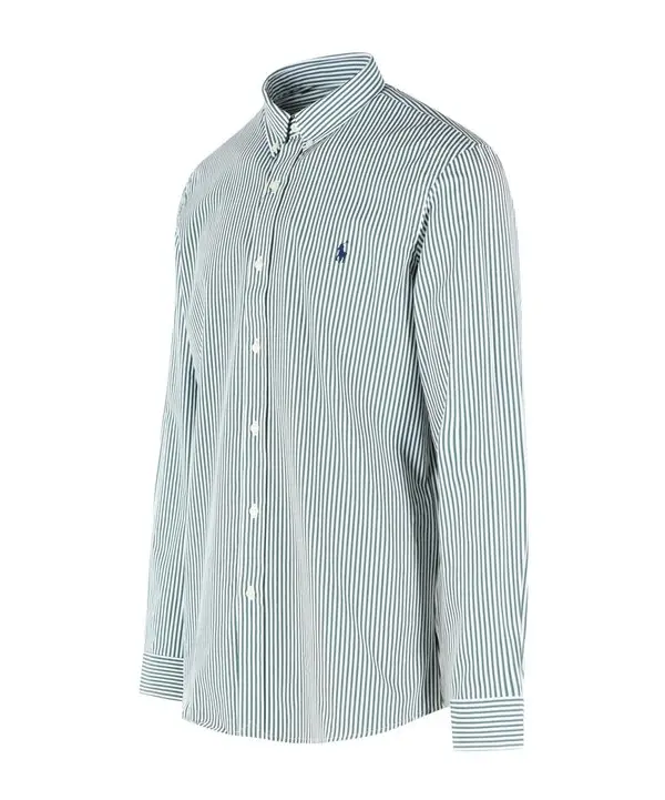 Polo Ralph Lauren Slim Fit Striped Shirt - Green