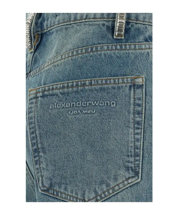 Alexander Wang Vintage Effect Straight Leg Jeans