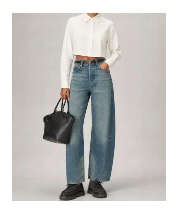 Alexander Wang Vintage Effect Straight Leg Jeans
