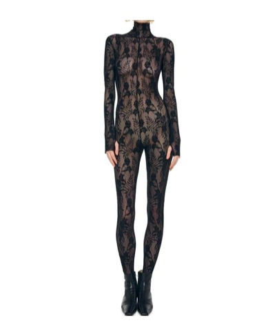 Norma Kamali Tuta High-neck Catsuit