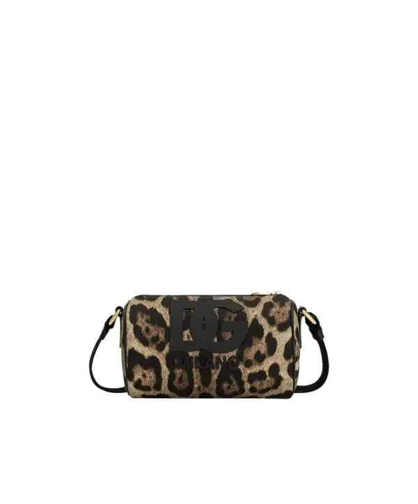 Dolce & Gabbana Logo Leopard-print Mini Bag - Multi-color