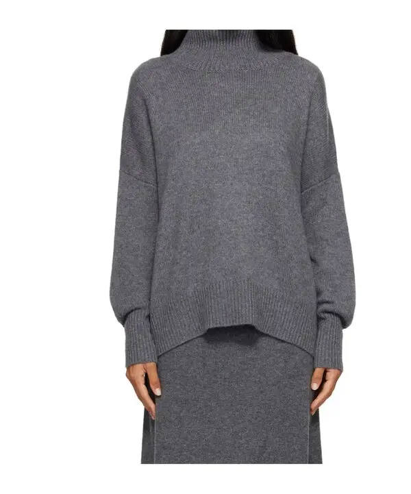 LISA YANG Ribbed High-neck Sweater