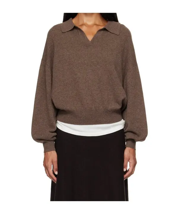 LISA YANG Katriel Collared Knitted Sweater