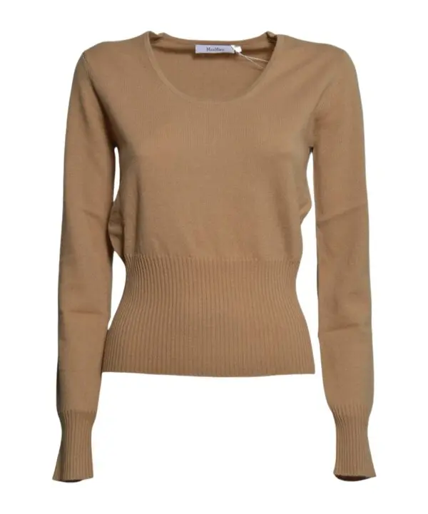Max Mara Long-sleeved Knitwear - Brown