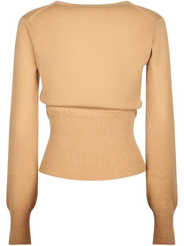 Max Mara Ribbed Knit Sweater - No