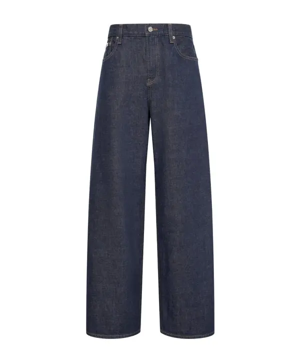 Calvin Klein Wide-leg Jeans - Dark Blue