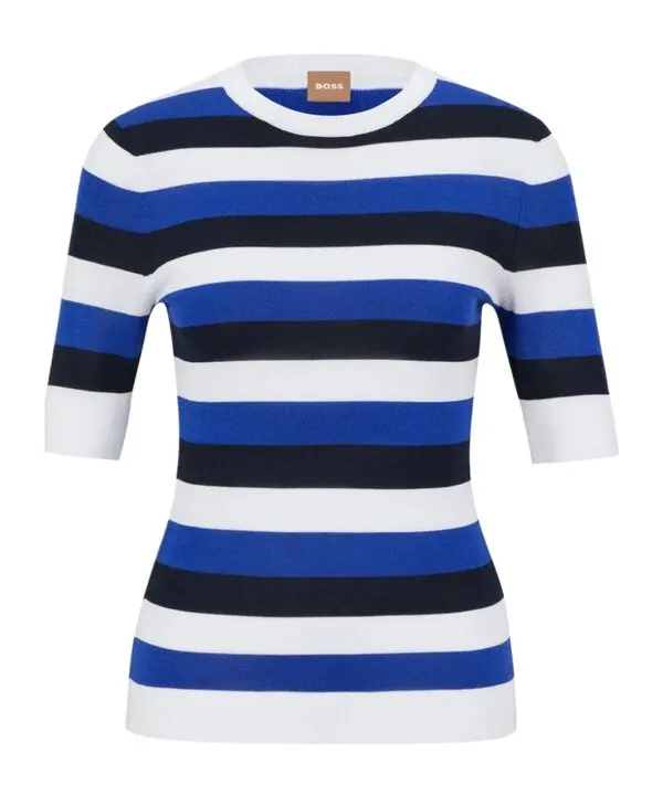 Hugo Boss Striped Top - Blue