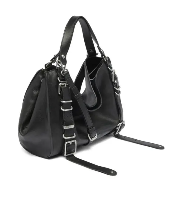 DIESEL® D-one-medium Top-handle Bag In Treated Leather