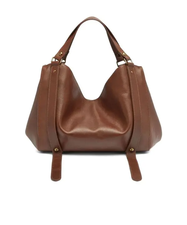 DIESEL® D-one-medium Top-handle Bag In Treated Leather