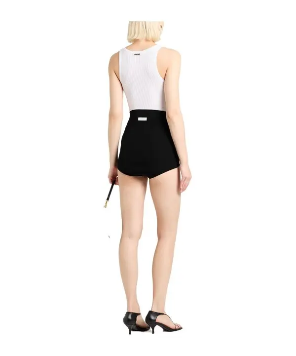 Jacquemus Solid-colored Knit Hot Pants