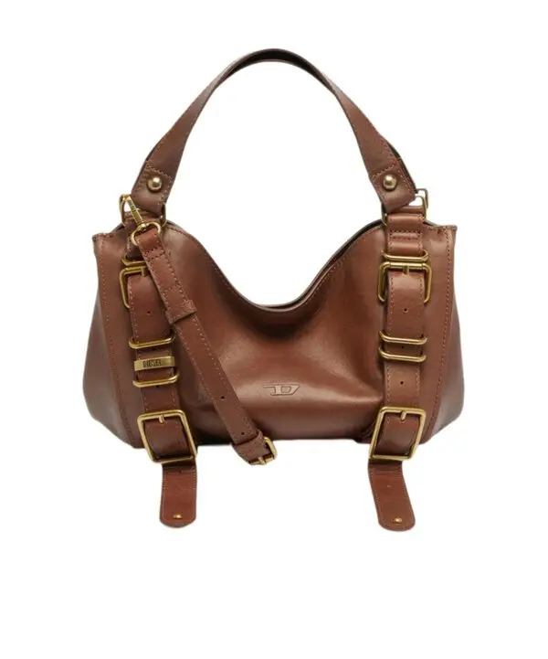DIESEL® D-one-small Top-handle Bag In Treated Leather