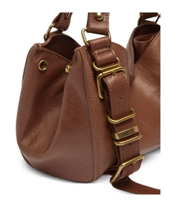 DIESEL® D-one-small Top-handle Bag In Treated Leather