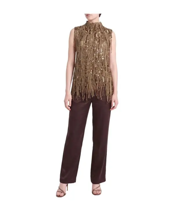 Brunello Cucinelli Sleeveless Lace Top