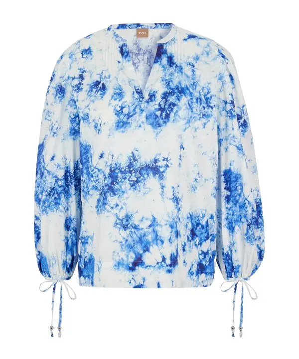 Hugo Boss Tie-dye Print Blouse