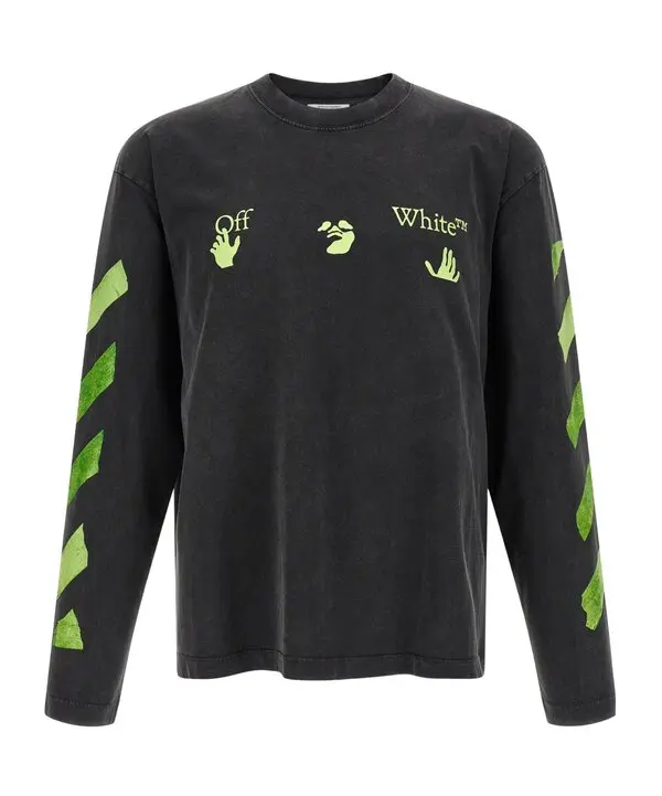 Off-White Bacco Arrow Skate' T-shirt - Black