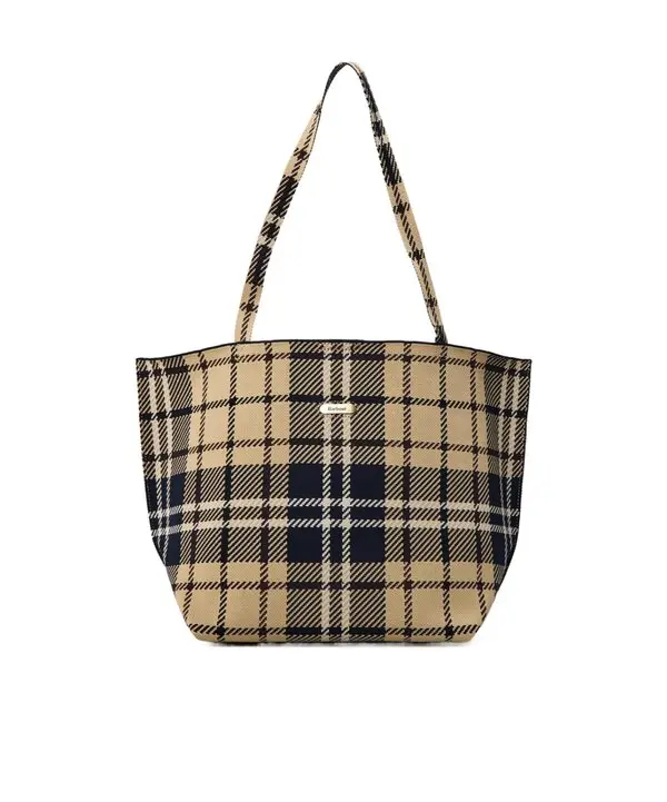 Barbour Tartan Large Tote Bag