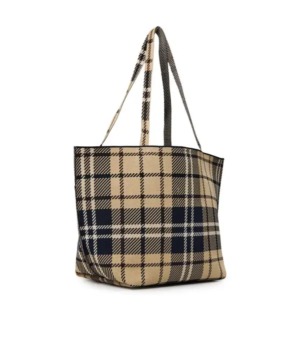 Barbour Tartan Large Tote Bag