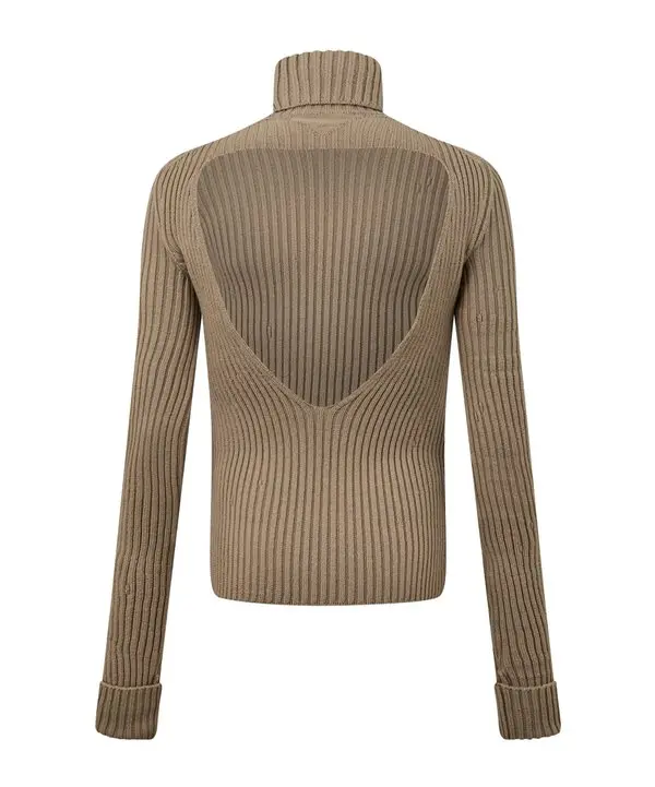 Bottega Veneta Ribbed Turtleneck Jumper