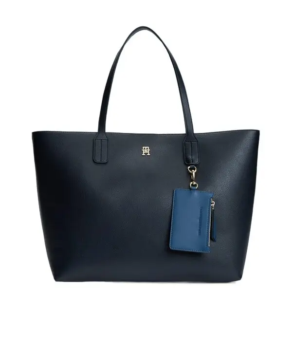 Tommy Hilfiger Large Capacity Tote Bag With Attached Pouch