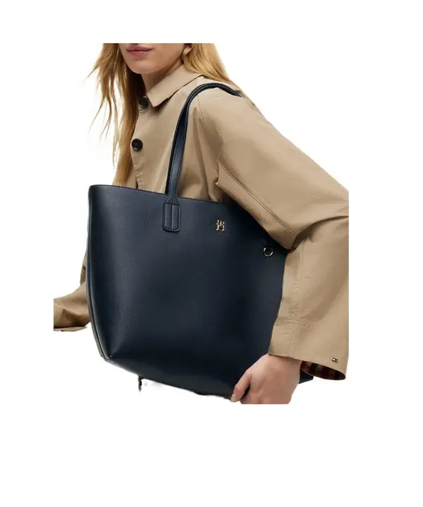 Tommy Hilfiger Large Capacity Tote Bag With Attached Pouch