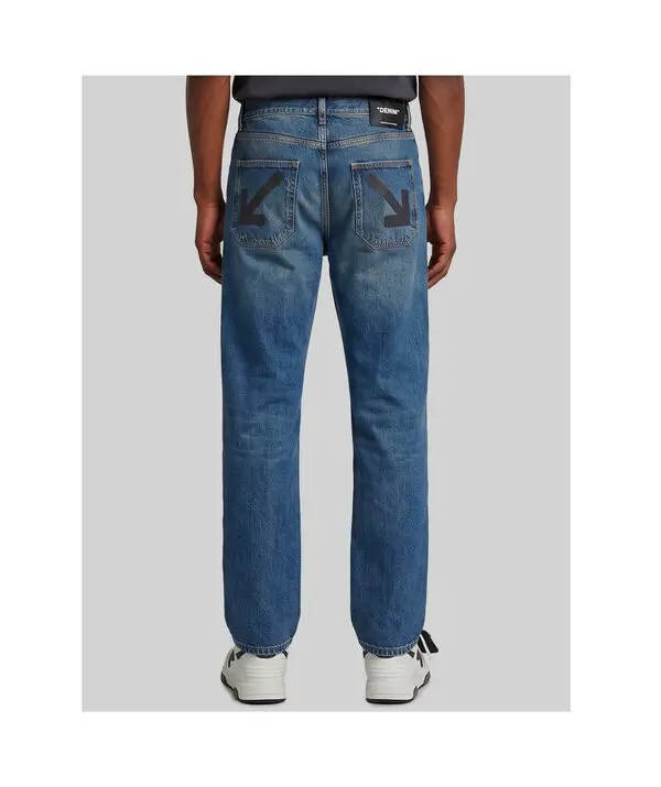 Off-White Half Harrow Jeans