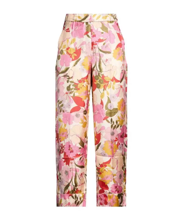 Max Mara Loose-fit Floral Pants