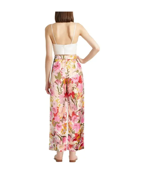 Max Mara Loose-fit Floral Pants