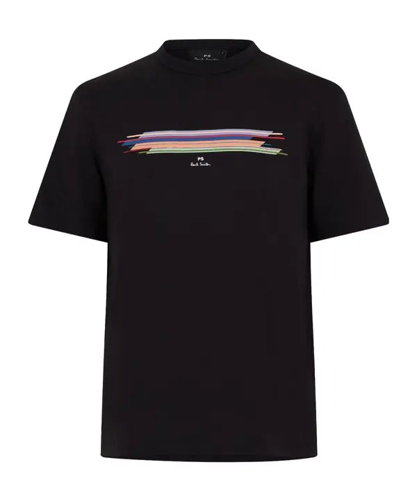 Paul Smith Minimal Printed Tshirt - Black