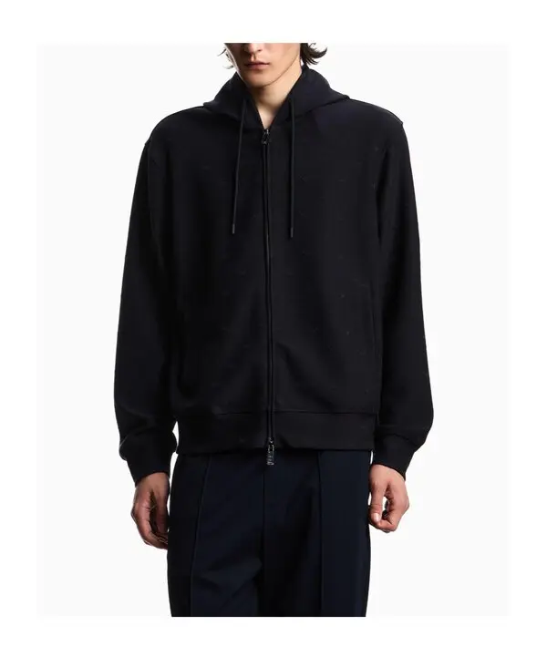 Emporio Armani Minimalist Zipup Hoodie
