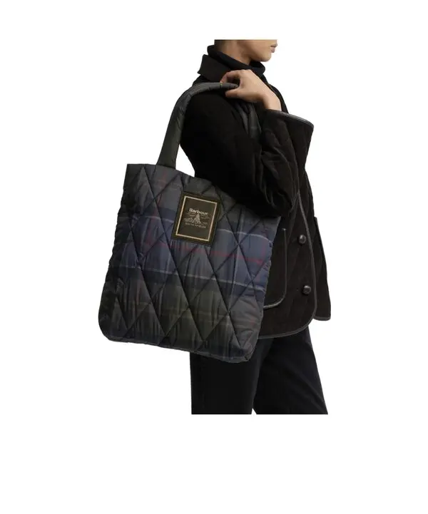 Barbour Quilted Tote Bag