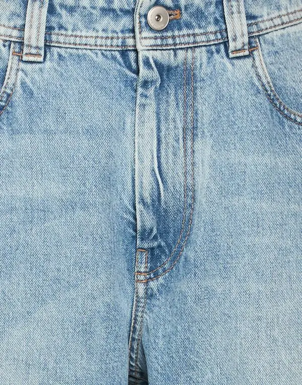 Brunello Cucinelli Mid- Denim Tapered Pants