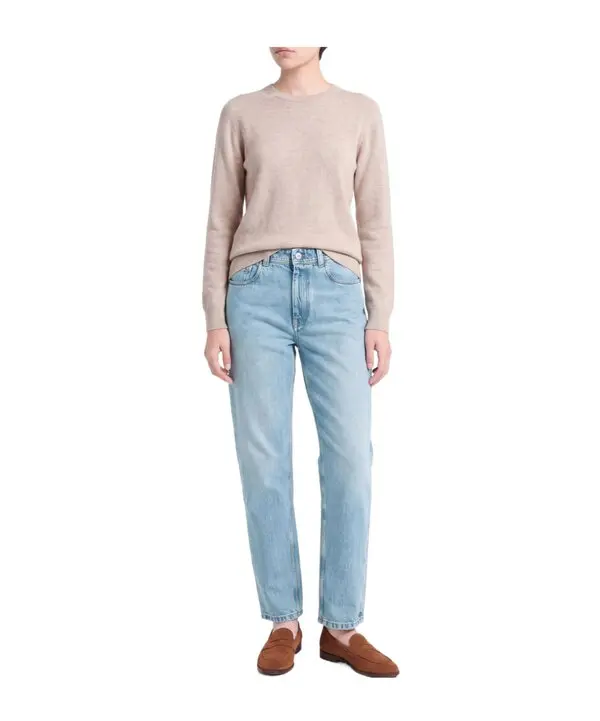 Brunello Cucinelli Mid- Denim Tapered Pants