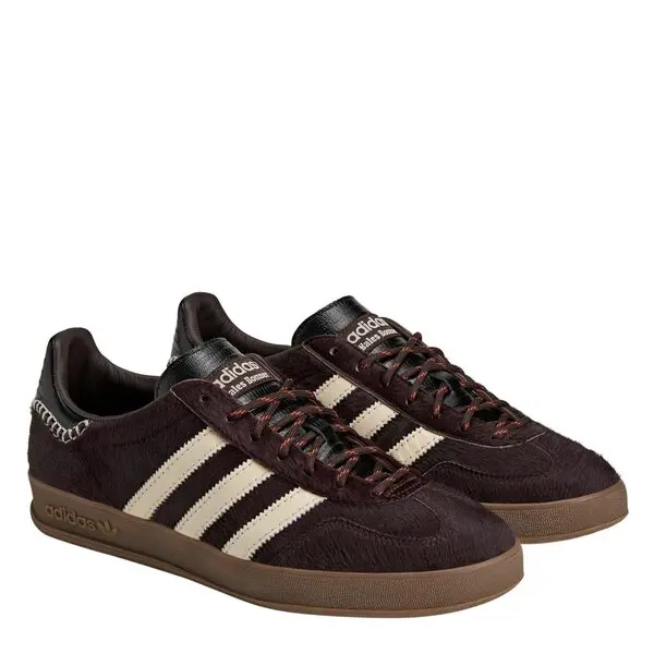 ADIDAS ORIGINALS By Wales Bonner Gazelle Pony Hair Sneakers