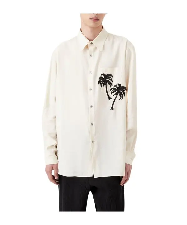 Emporio Armani Cream Longsleeve Shirt