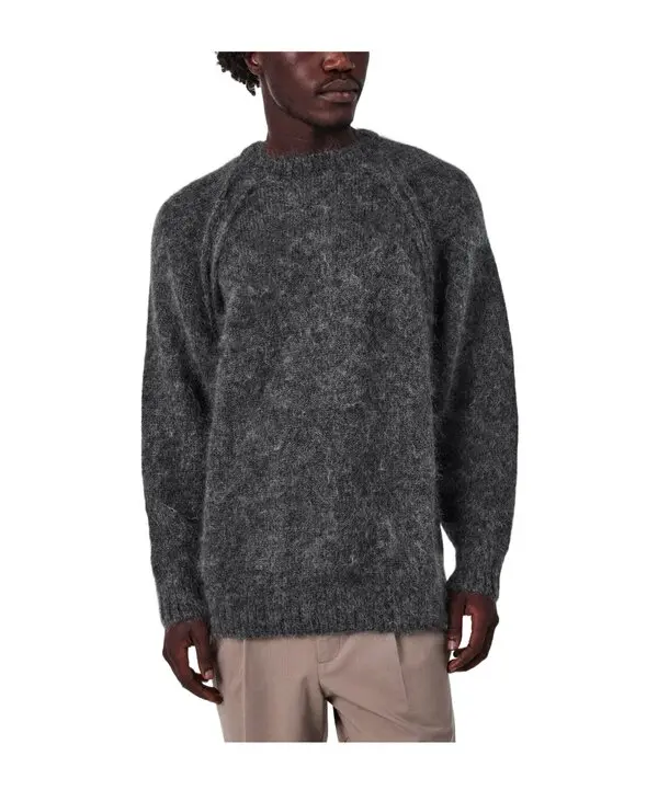 Undercover Heathergrey Marled Crewneck Knit Sweater