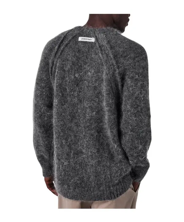Undercover Heathergrey Marled Crewneck Knit Sweater