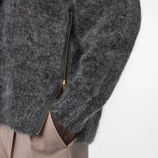 Undercover Heathergrey Marled Crewneck Knit Sweater
