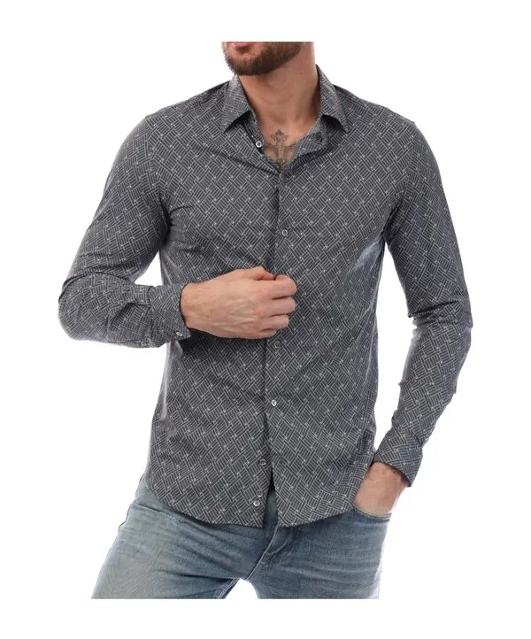 Emporio Armani Darkgrey Longsleeve Shirt