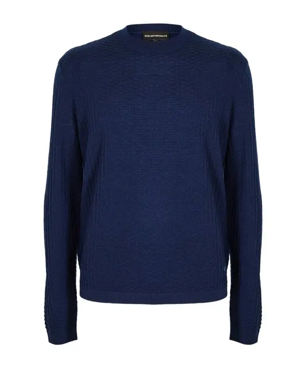 Emporio Armani Comfortable Crewneck Sweater - Black
