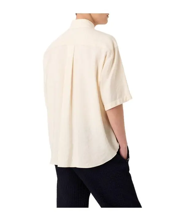 Emporio Armani Cream Shortsleeve Shirt