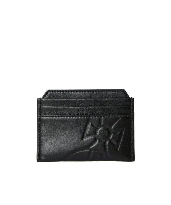 VIVIENNE WESTWOOD Solid Color Card Holder - Black