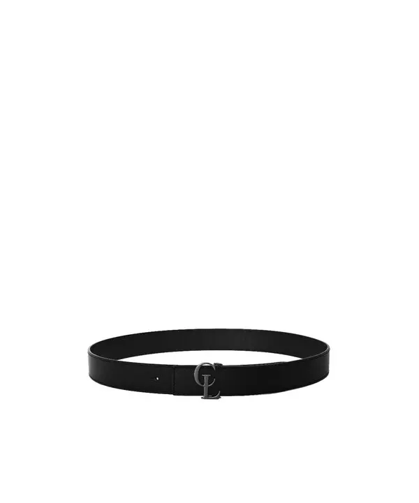 CHRISTIAN LOUBOUTIN Smoothleather Belt - Black